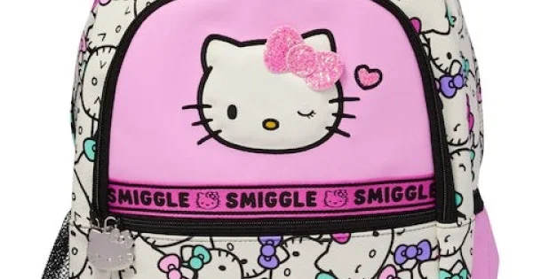Smiggle - Hello Kitty Klasik Okul Sırt Çantası