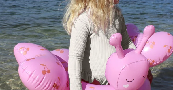 Kids Tube Pool Ring Cotton Candy Cherry